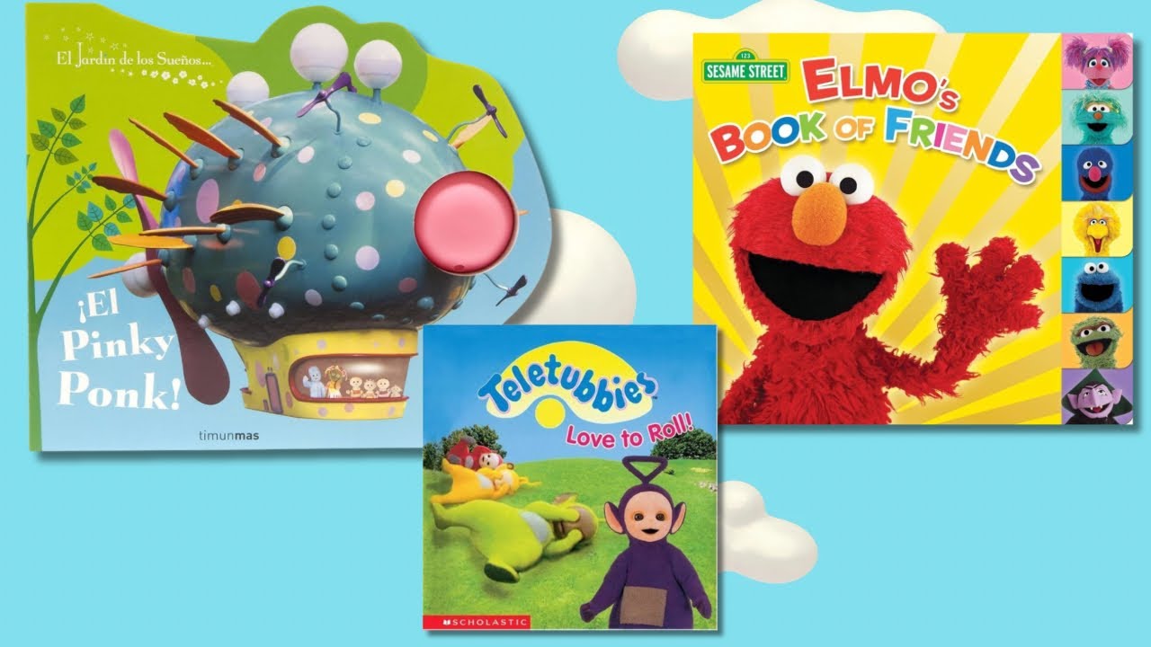 CHILDREN’S Reading Along Books Compilation Video Teletubbies SESAME ...