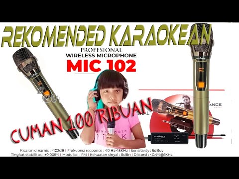 Unboxing & Review Single Mic Wireless Advance 102 - YouTube