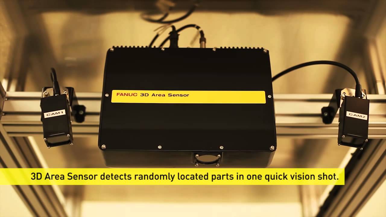 FANUC High Speed Bin Picking with 3D Area Sensor - YouTube
