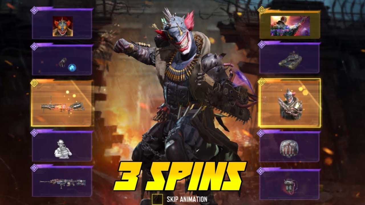 🤩 CODM UNHINGED JOKESTER DRAW TRYING 3 SPINS | LEGENDARY GUNZO ...