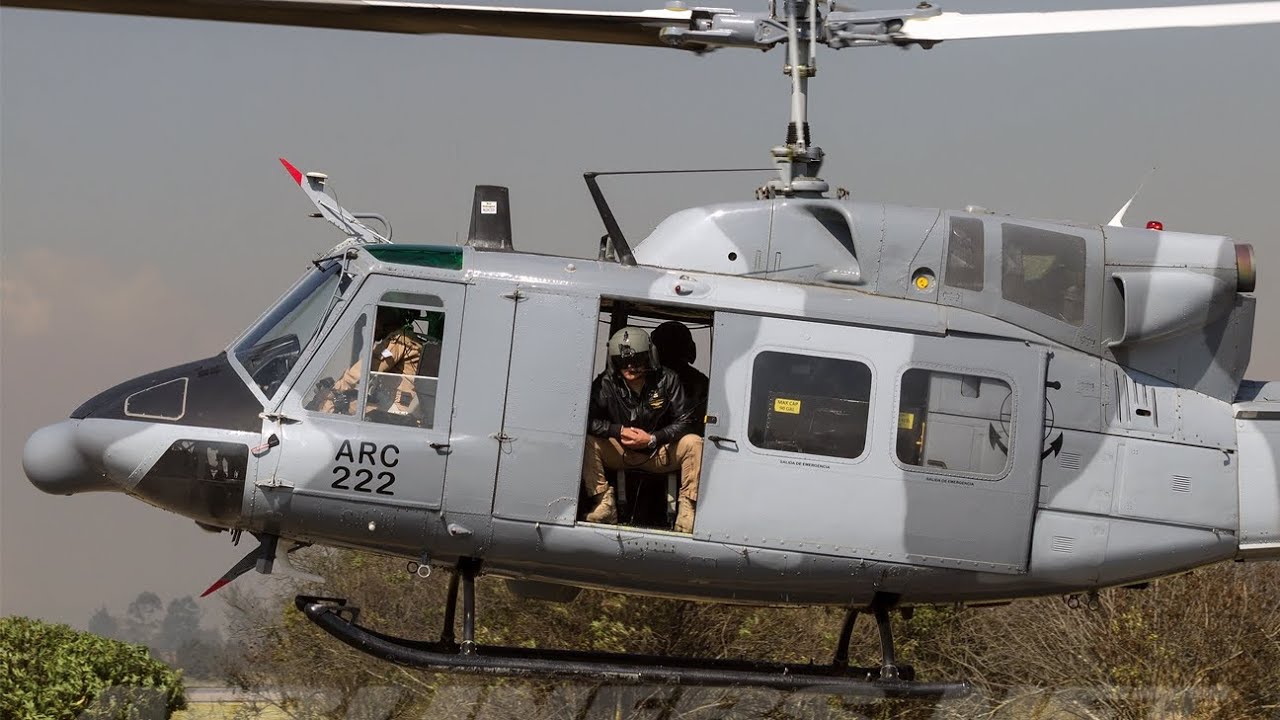 Colombia Navy, Bell 412EP ARC-222 TakeOff - YouTube