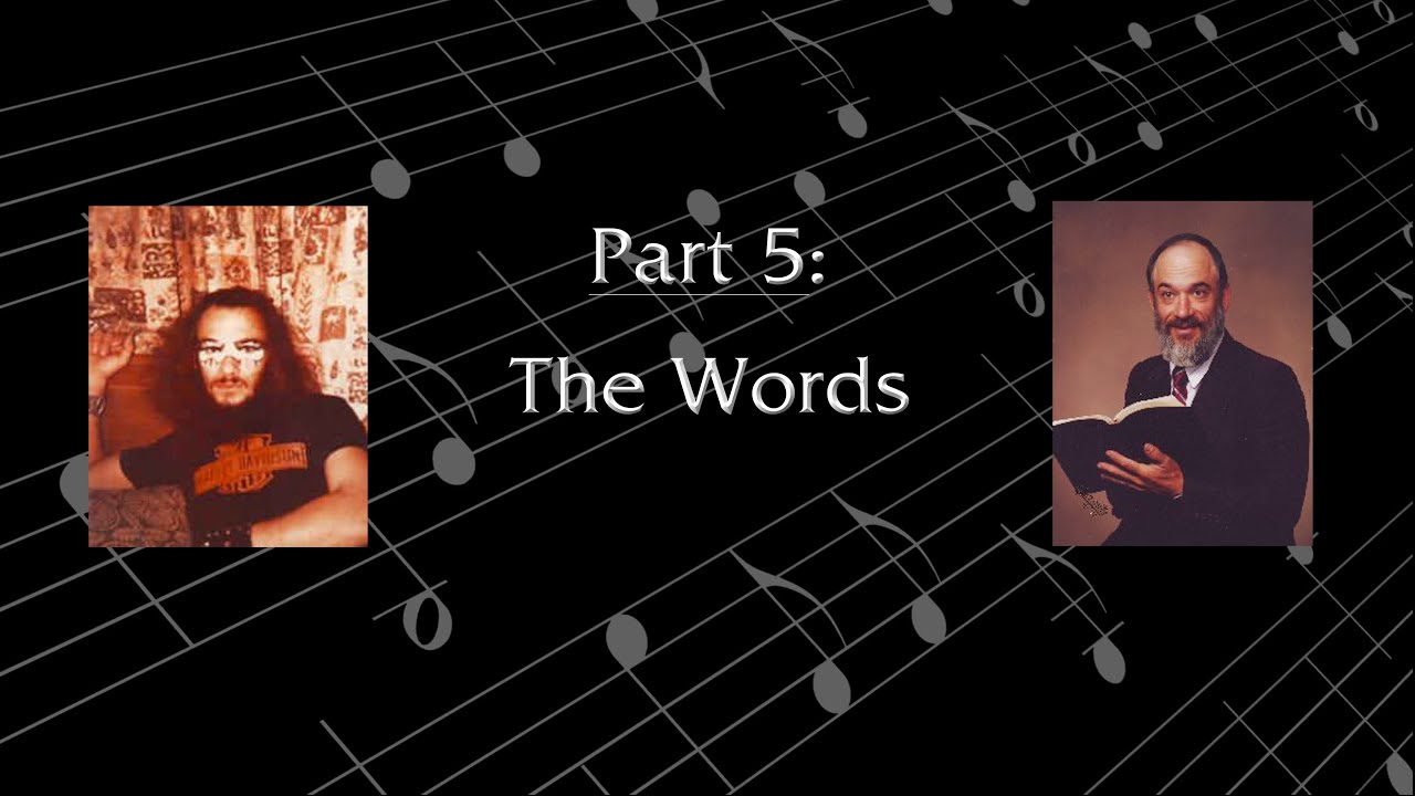 Peter Accardi - The Believer's Guide to Music: Part 5 - The Words - YouTube