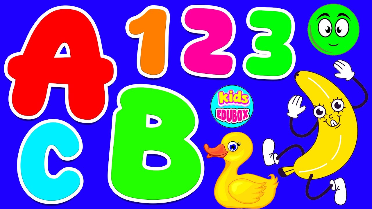 ABC, 123 & Shapes Learning Videos For Preschool | ABC And One Two Three ...
