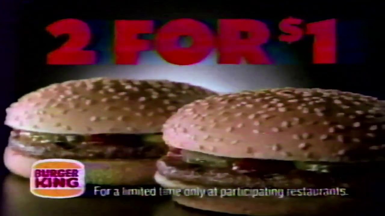 Burger King - 90's TV Ad - 15' - YouTube