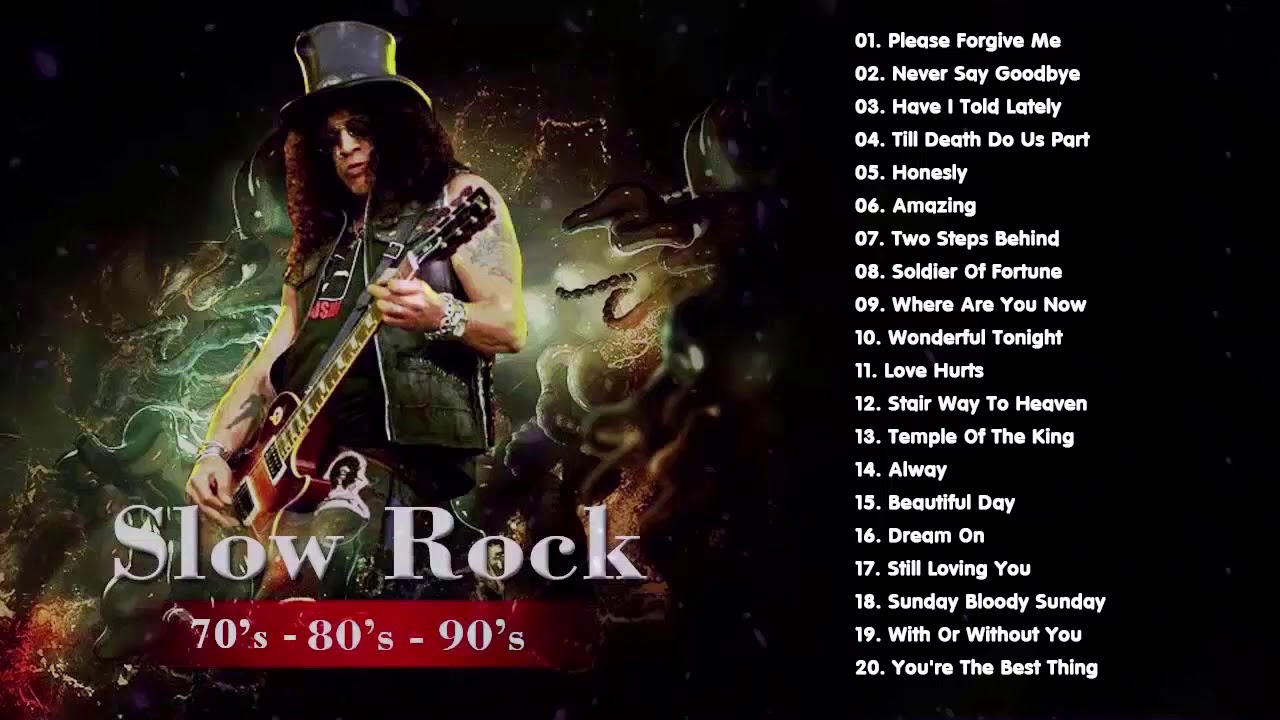 Best Slow Rock 80s,90s Playlist Best Rock Ballads Of All Time - The ...