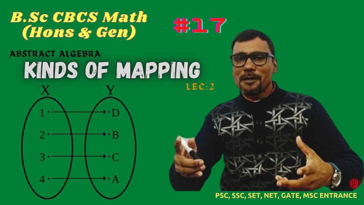 Kinds of Mapping | One One Onto Function | L-2 | @drcolleger - YouTube