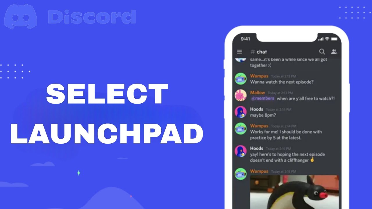 How To Select And Choose Launchpad On Discord App - YouTube
