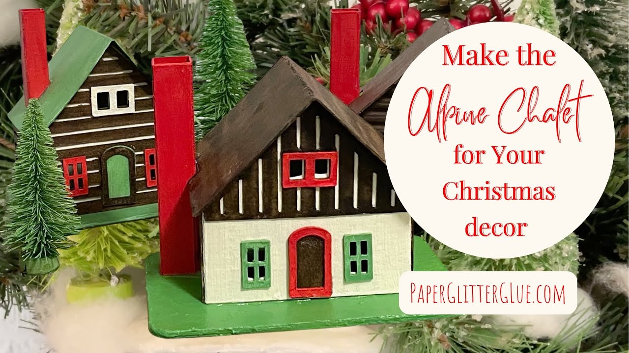 Make the Alpine Chalet Christmas House - YouTube
