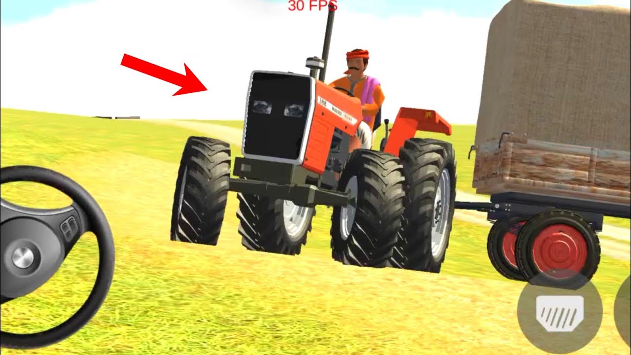 Off-road Tractor Driving -Indian Tractor Simulator 3D - Gameplay - YouTube