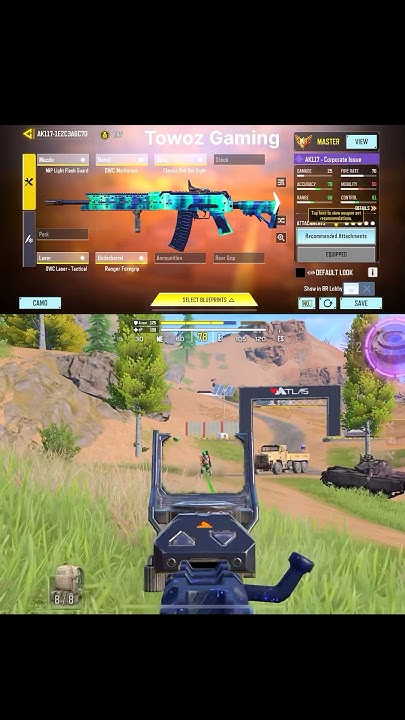 NO RECOIL AK117 GUNSMITH BR #shorts #codm #callofduty #callofdutymobile - YouTube