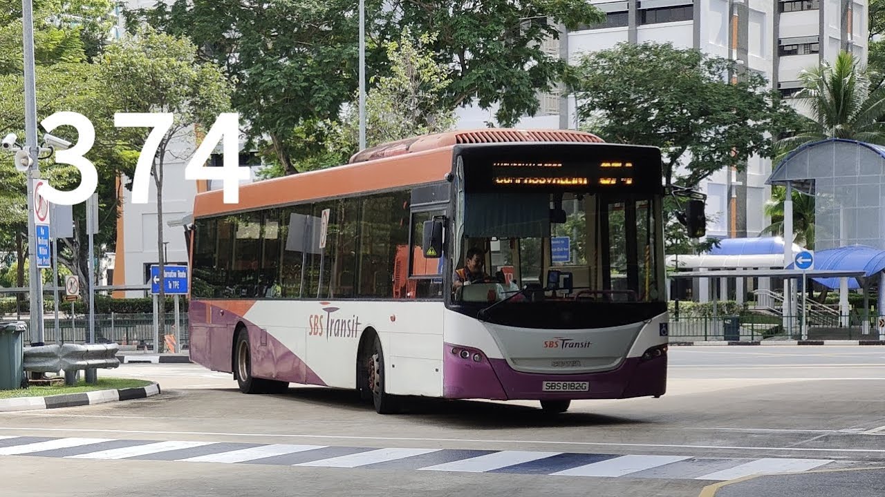 (SBS Transit) SBS8182G on Service 374 - Scania K230UB Euro 4 Gemilang ...