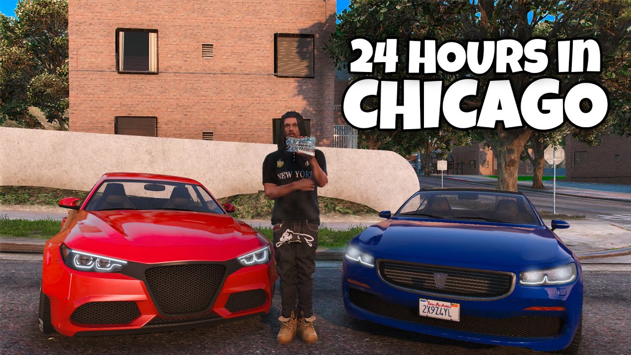 I spent 24 HOURS in CHICAGO in GTA 5 RP.. - YouTube