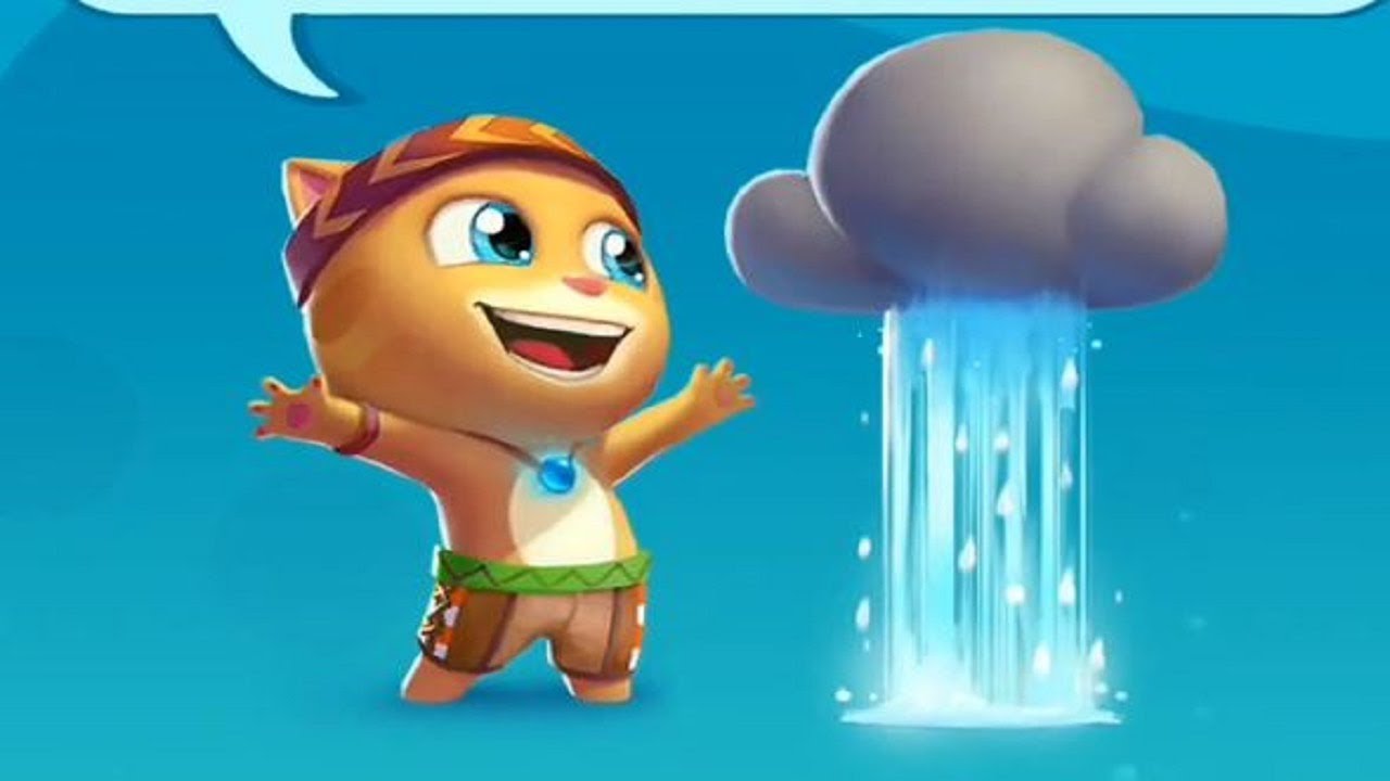 Talking Tom Pool #2 FRIENDS Angela Hank Ben and Ginger game cartoon ...