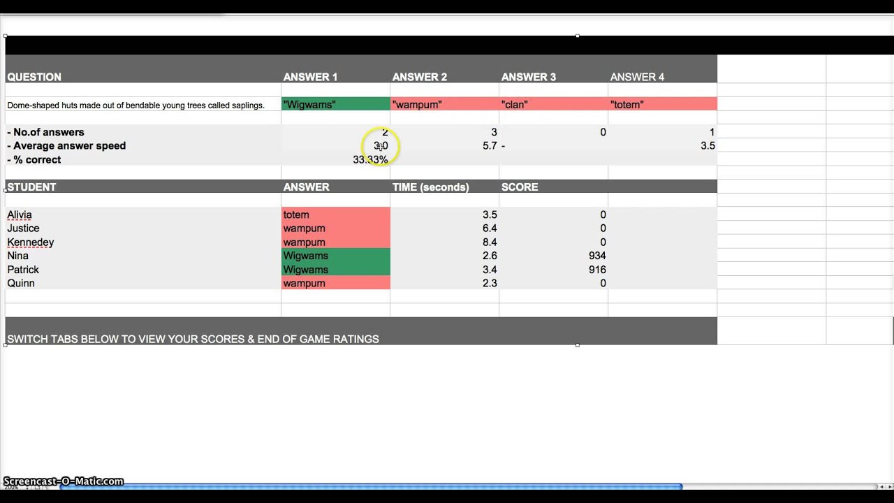 Analyze Kahoot Data - YouTube
