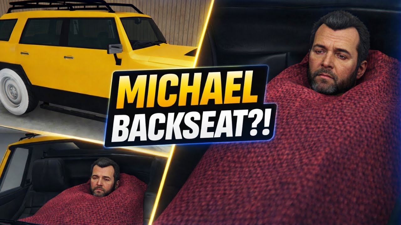 Spawning Michael in GTA Online | Story Mode Backseat Michael Car Trick ...