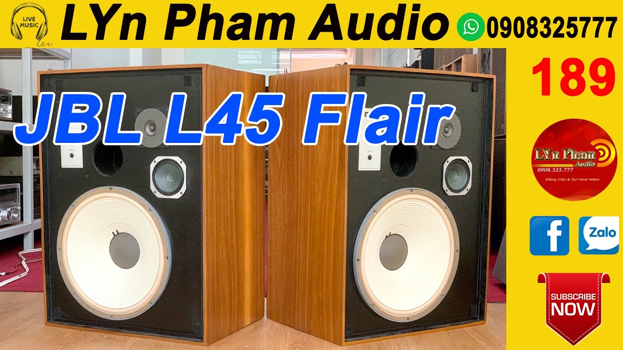 Siêu phẩm JBL L45 Flair tuyệt đẹp | LYN PHAM AUDIO - YouTube