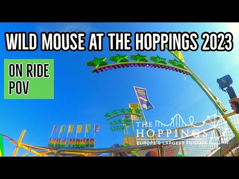 Crazy spinning mouse coaster at The Hoppings on ride POV - YouTube