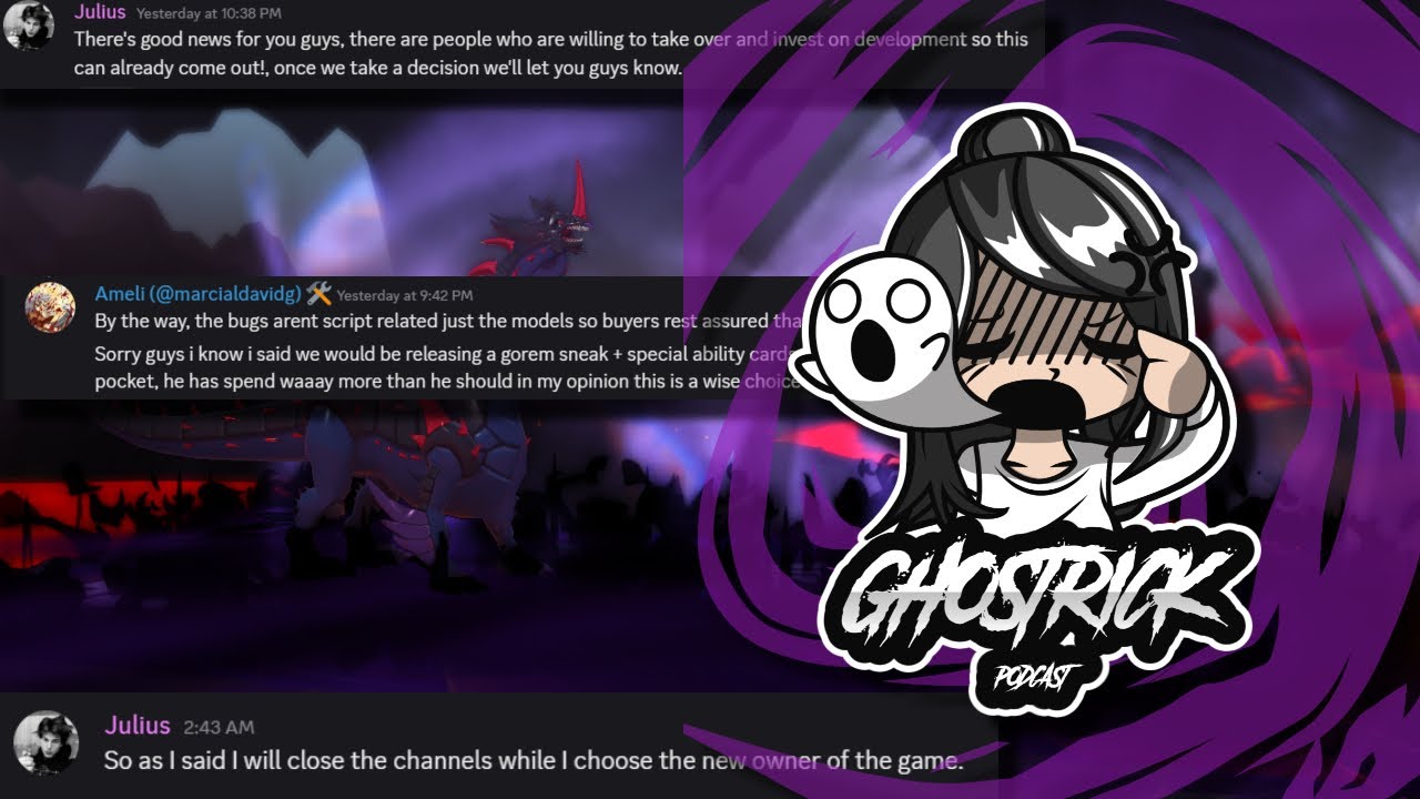 Ghostrick Podcast #6 - Talking More About Julius and The Selling of Bakublox - YouTube