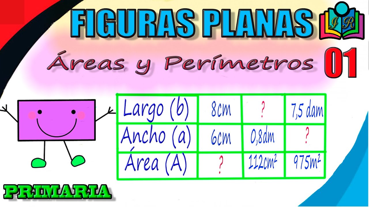 ÁREA y PERÍMETRO del RECTÁNGULO// Ejercicios Resueltos - YouTube