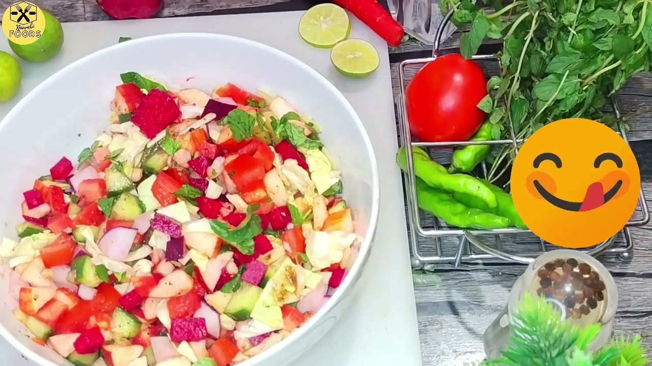 Kachumber Salad Recipe by Nawabi Foods kachumber salad kachumber salad ...