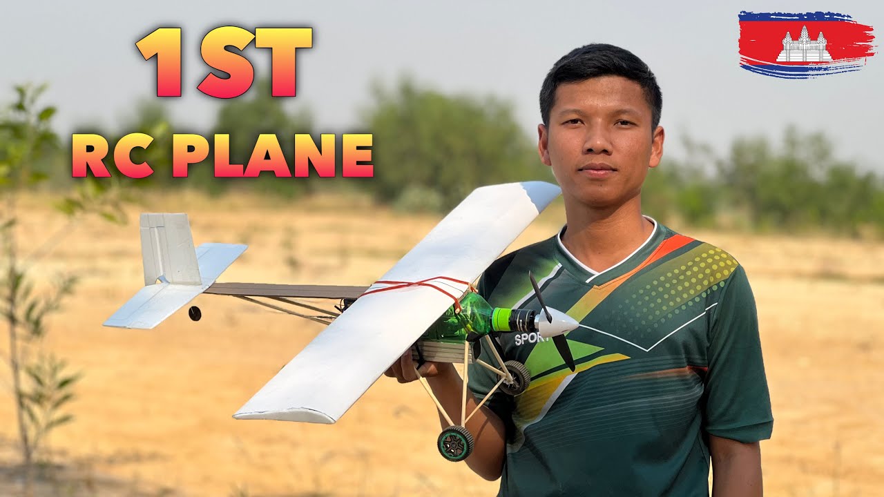 MY FIRST RC PLANE ( BOTTLE RC PLANE ) - YouTube