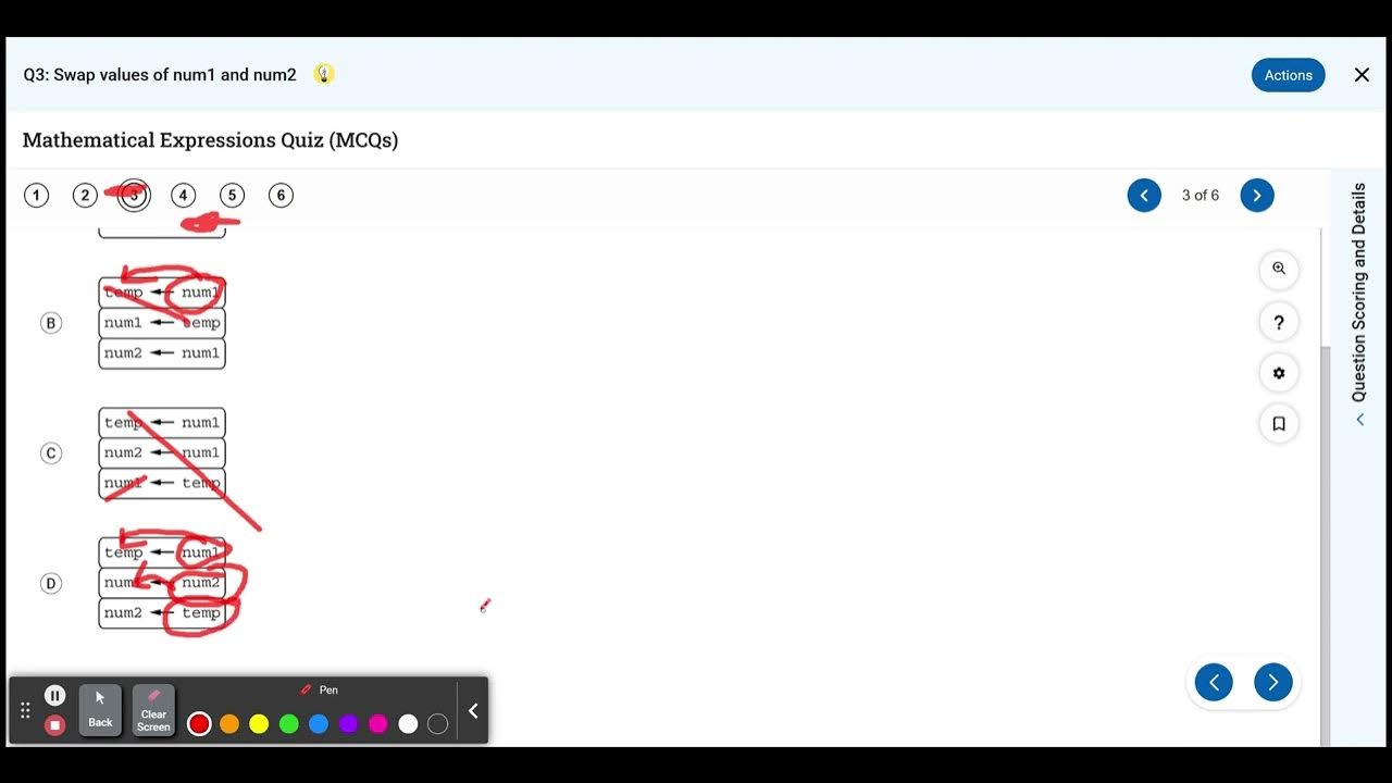 Mathematical Expressions Quiz AP Computer Science Principles Unit 3 ...