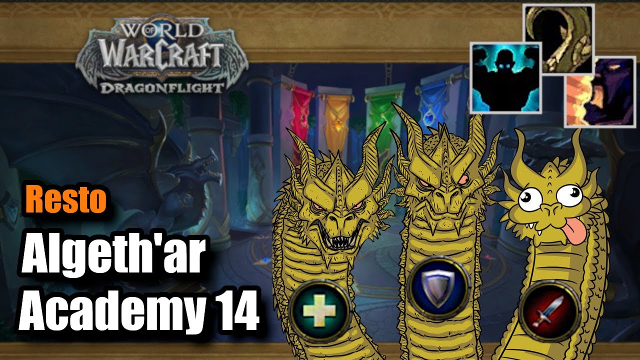 24 Deaths! Still Timed? Algethar Academy +14 Fortified | Resto Druid ...