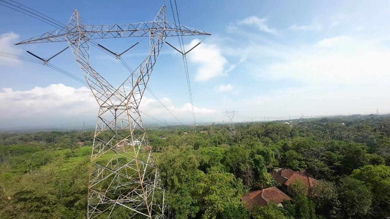 SUTET 500 kV Inspection - Single circuit power lines - YouTube
