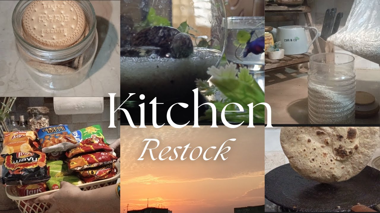 Restocking kitchen | refill with me | set a little home with me ...