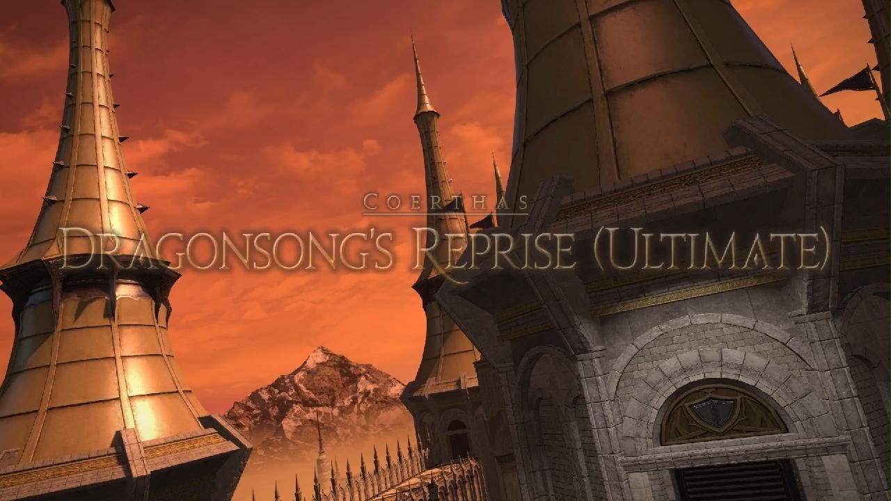 Final Fantasy XIV [ Dragonsong Reprise Ultimate Intro cutscene] - YouTube