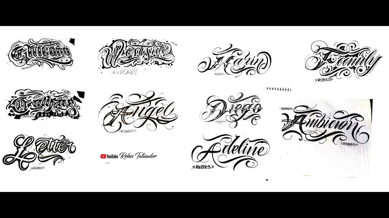 TOP DE LAS MEJORES IDEAS DE LETRAS PARA TATUAR / IDEAS DE LETRAS DE ...