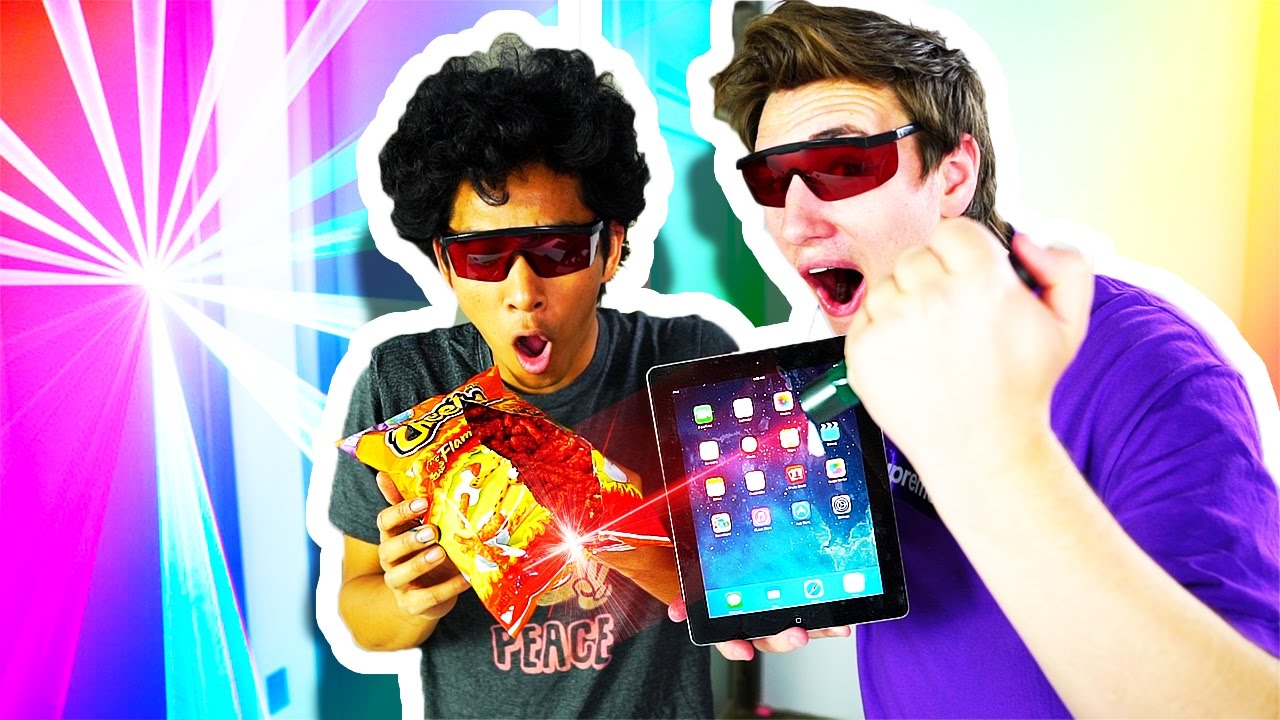LASER BURNING IPADS, IPHONES AND MORE! FT. TECHSMARTT!! - YouTube