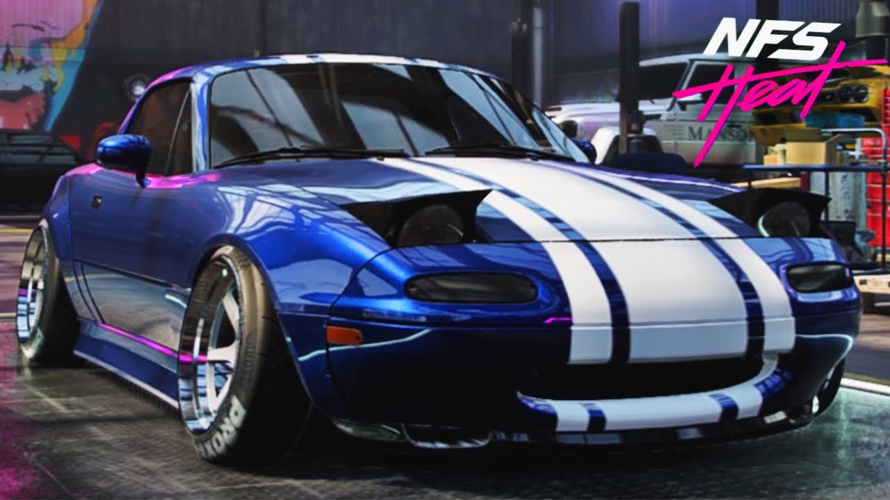 ( NeedForSpeed HEAT) Mazda Miata MX4 customisation and gameplay - YouTube