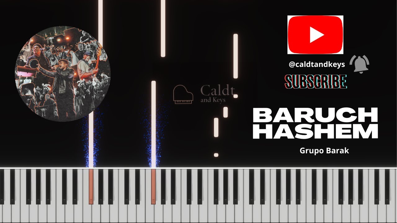 BARUCH HASHEM | PIANO TUTORIAL | GRUPO BARAK | INTRO - YouTube