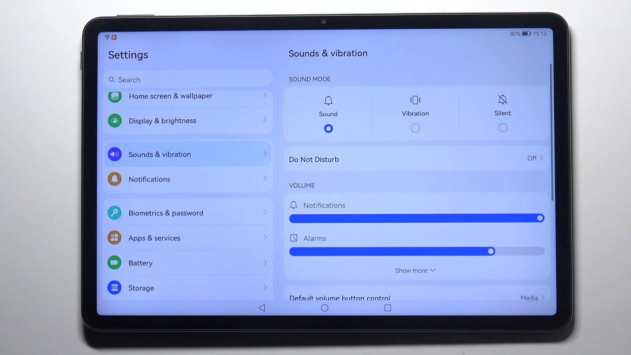 How to Turn On / Off Startup Sound on HUAWEI MatePad 11– Turn On ...