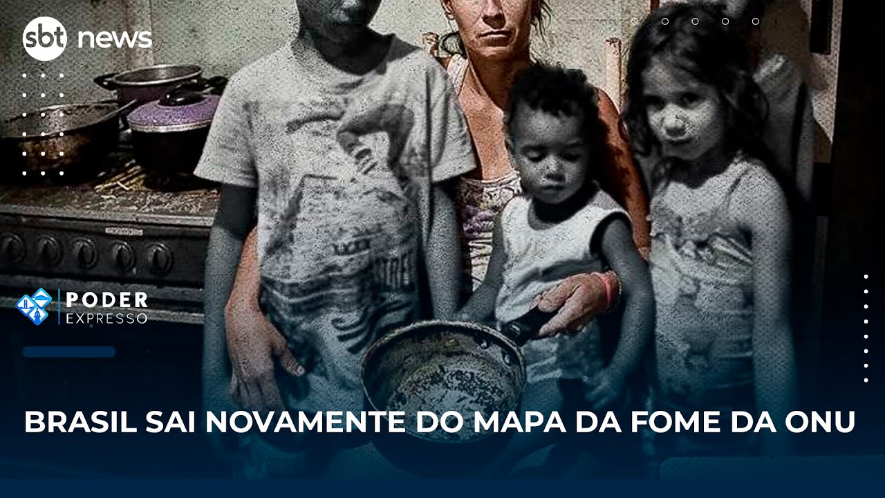 Brasil sai novamente do Mapa da Fome da ONU | SBT News - YouTube