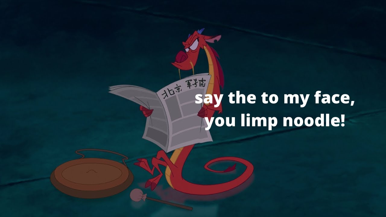 Mulan Mushu Memes Disney Memes | Facebook
