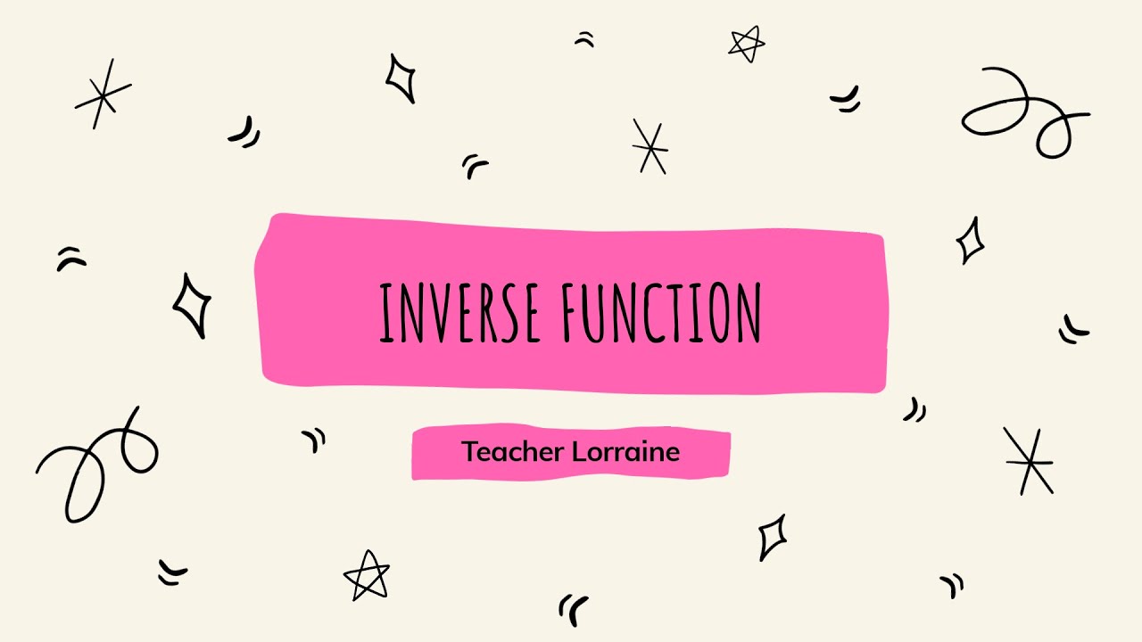 Inverse Function || General Mathematics - YouTube