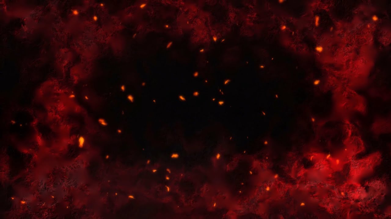 Fire Particles Overlay Burning Red Fire Background Video - YouTube