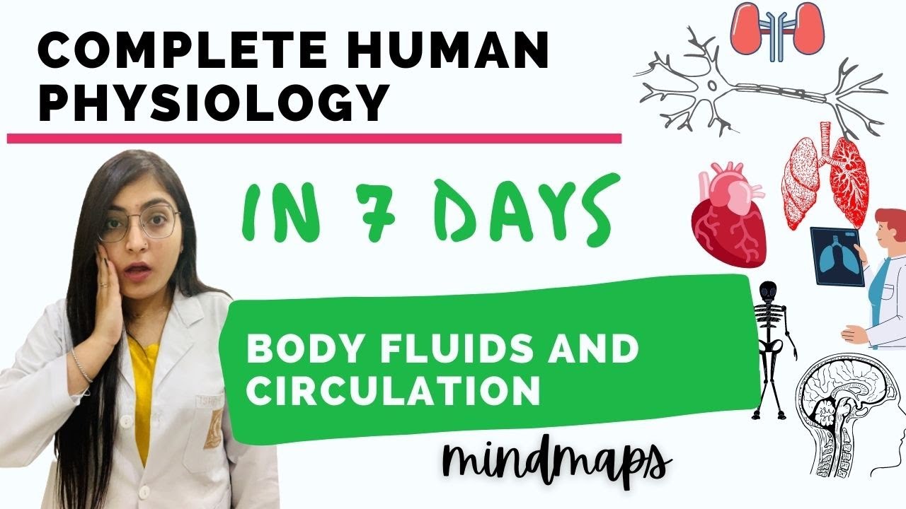 Human Physiology in 7 days with mind maps | Body fluids and Circulation ...
