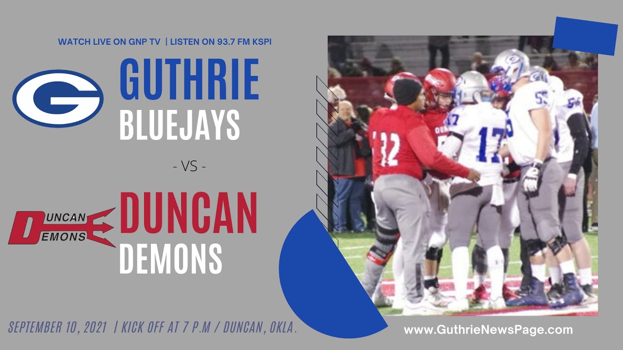 Watch: Guthrie Football at Duncan - YouTube
