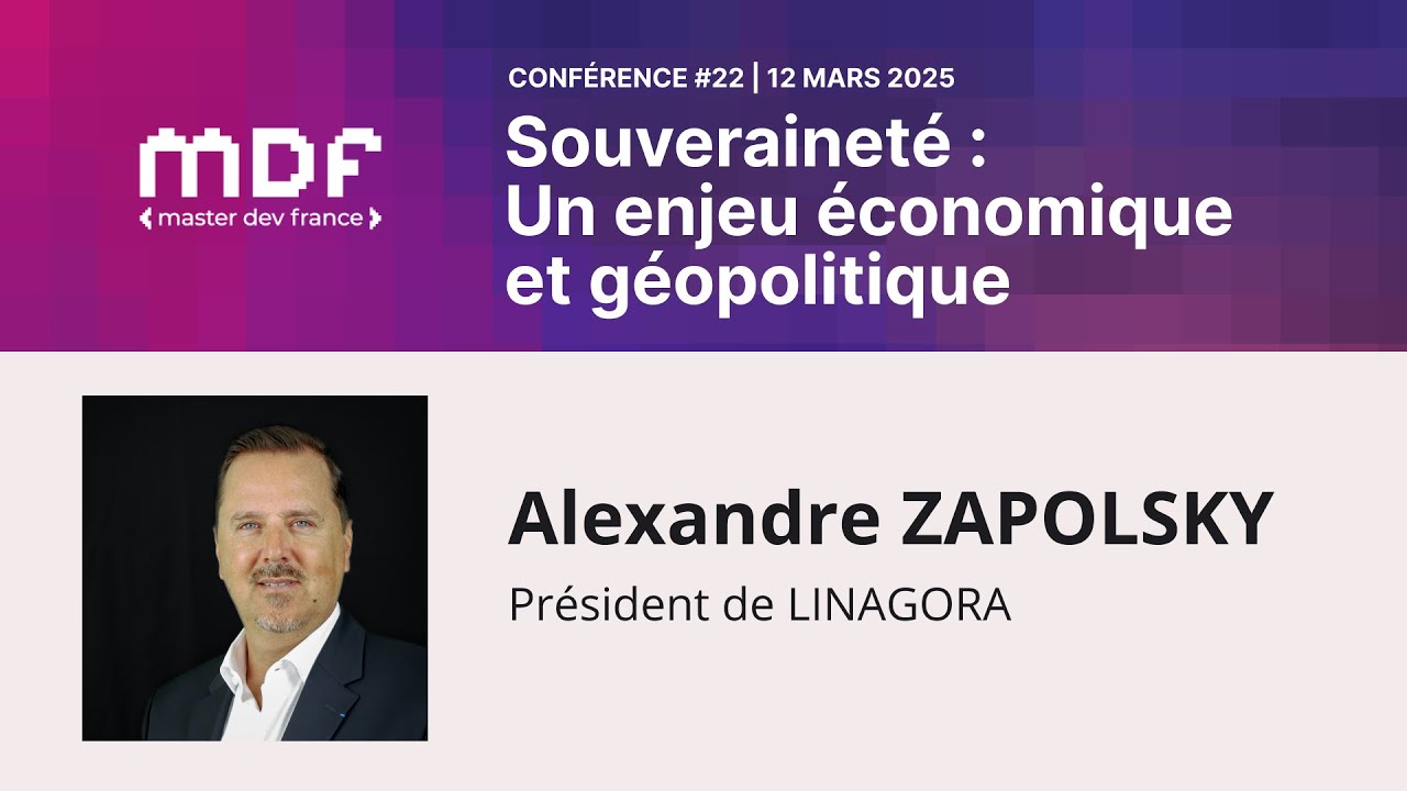 "MDF:Souveraineté: Un enjeu économique et géopolitique" - Alexandre ...