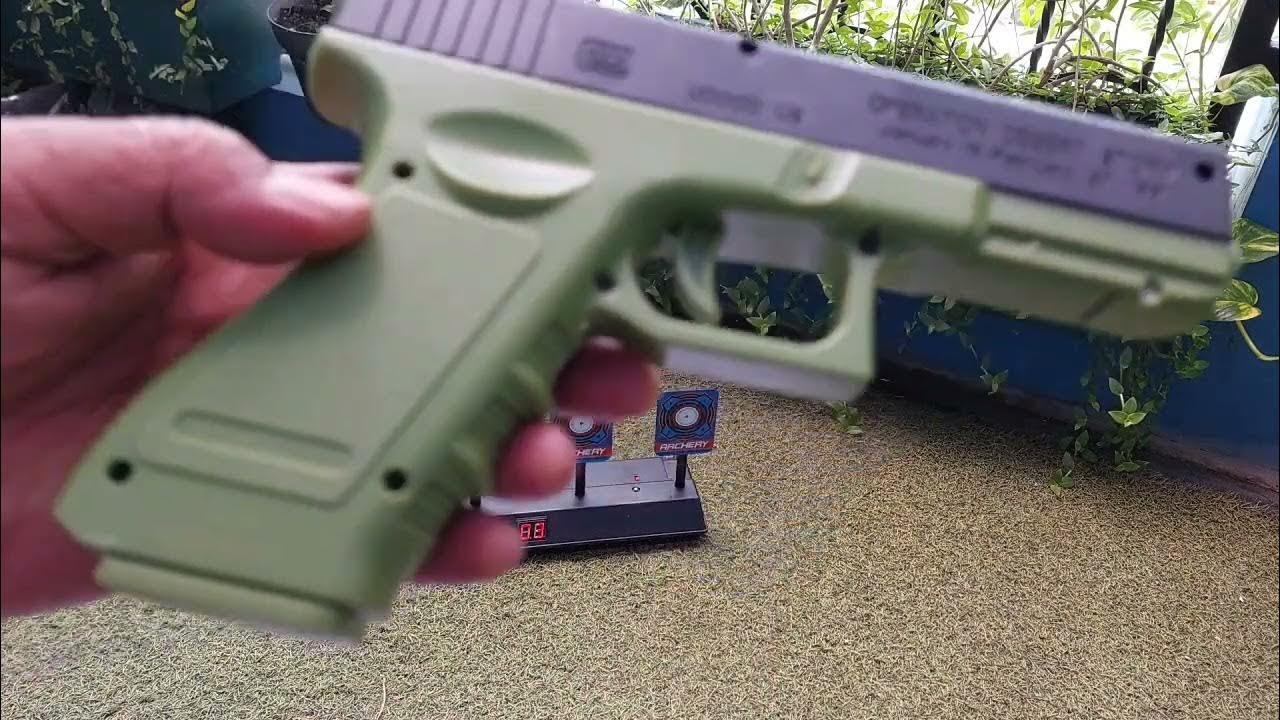 unbox pistol nerf wgg Glock 17 - YouTube