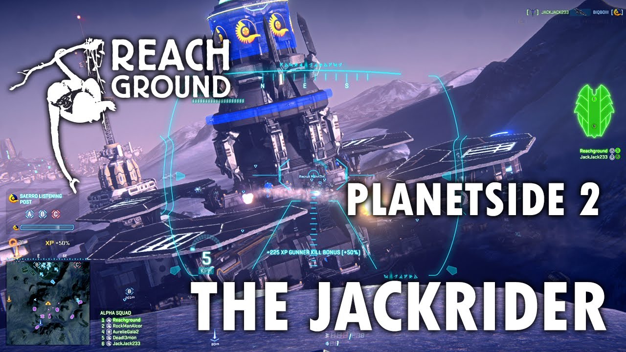 Planetside 2: The Jackrider - Magrider Gameplay on Esamir - YouTube