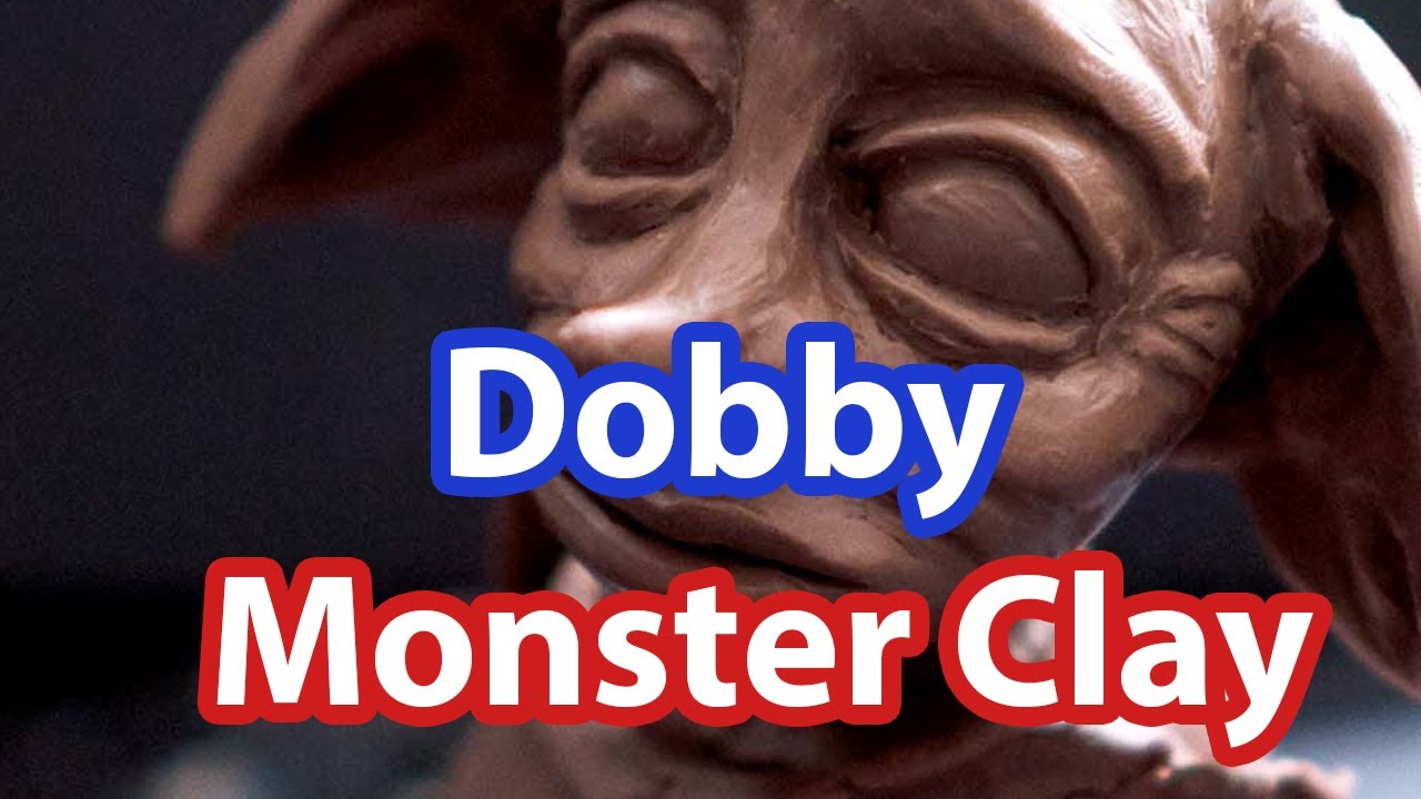 Sculpting Dobby Monster Clay - YouTube