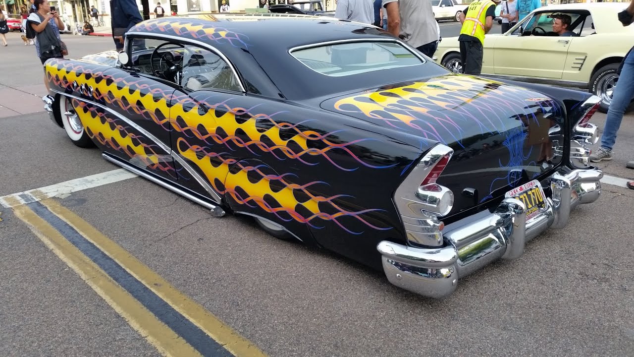 1955 Buick Special $200,000 Custom Build Wild Flames Air Ride Nut ...