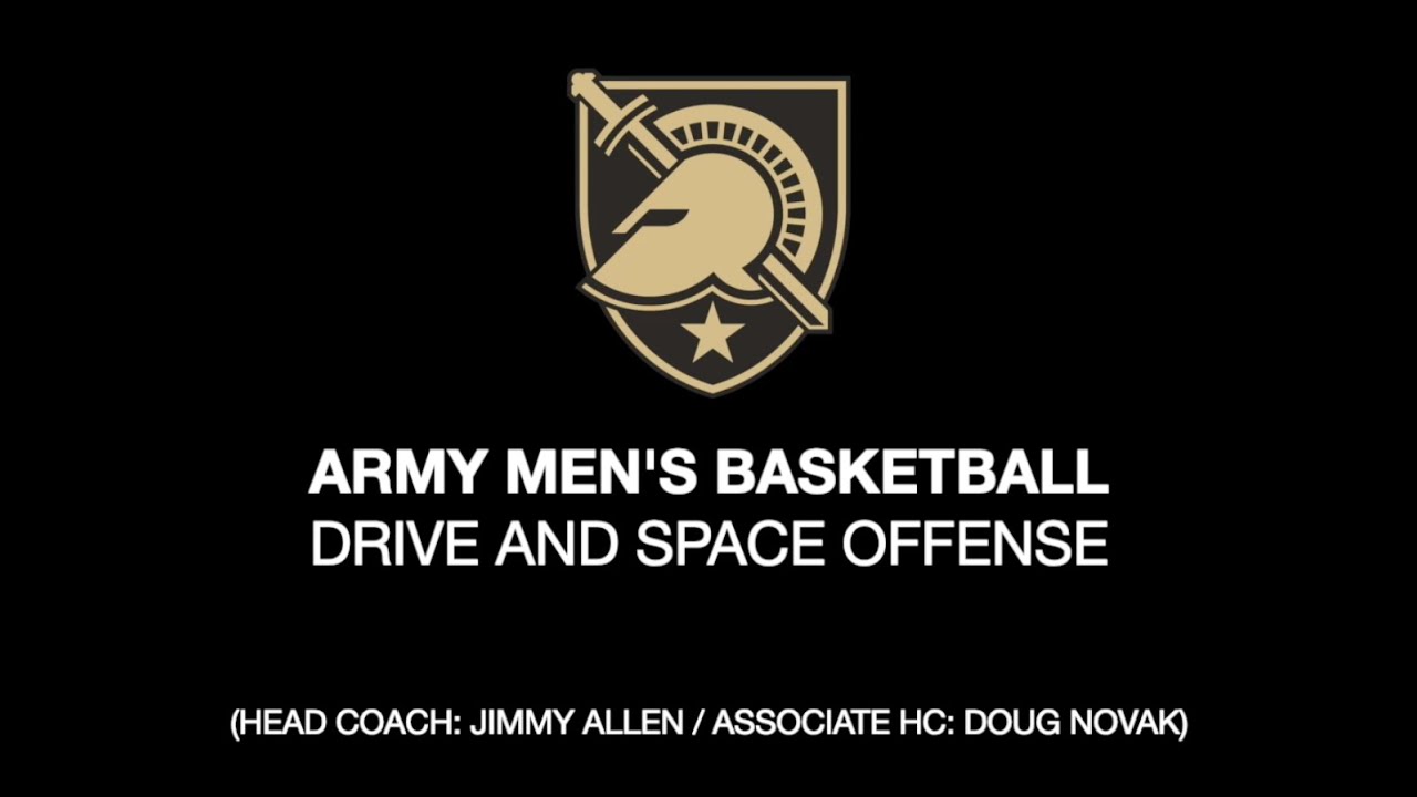 Army Men's Basketball (2022-23 Season): Drive and Space Offense - YouTube