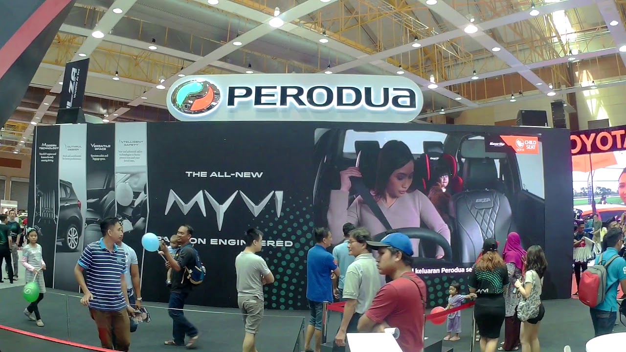 Perodua Myvi Sneak Preview Malaysia Auto Show 2017 - YouTube