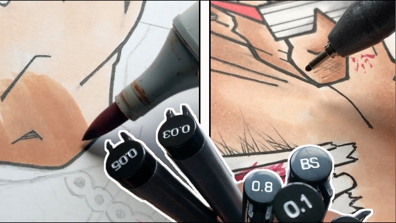 Super Satisfying Inking- Relaxing Art Video! - YouTube