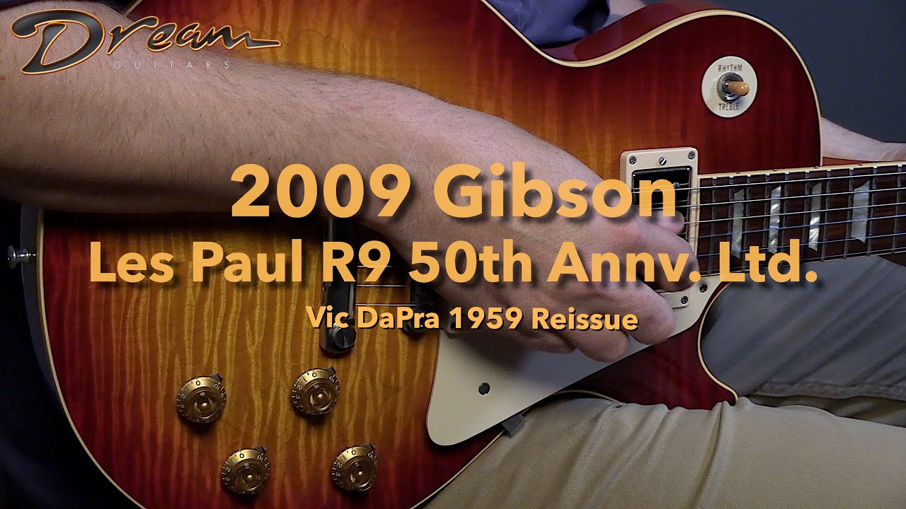 Dream Guitars - 2009 Gibson R9 Ltd. Edition 50th Anniv. DaPra Standard ...